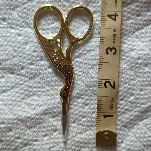 Jewelry | 4 Gold Decorative Pelican Stork Roadrunner Scissors Brand New ...